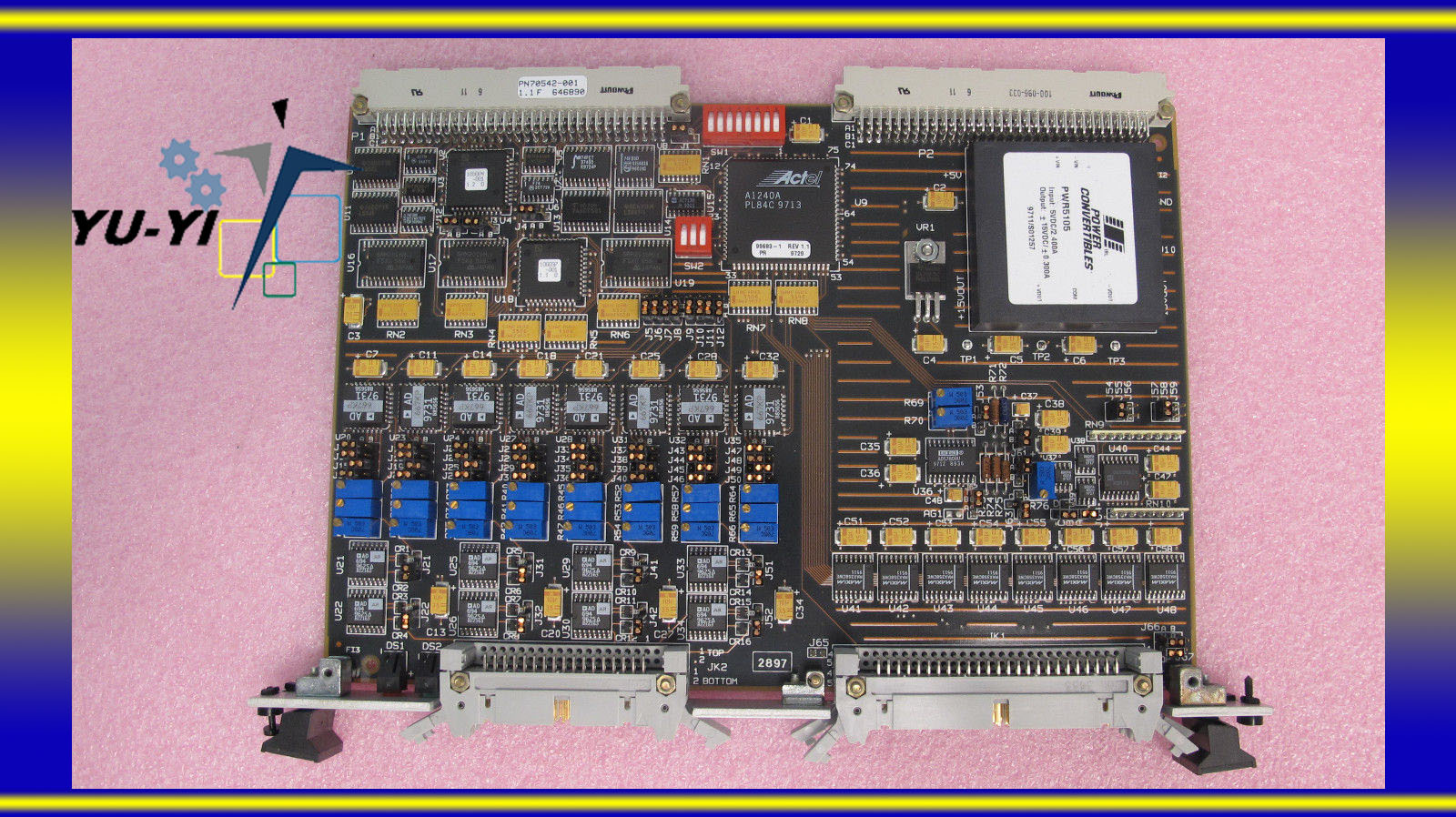 Xycom 70542-001 Analog IO Module 32 16 Channel Input 4 Channel Out VMEbus - 裕益科技自動化設備可程式編碼器PLC分散 ...